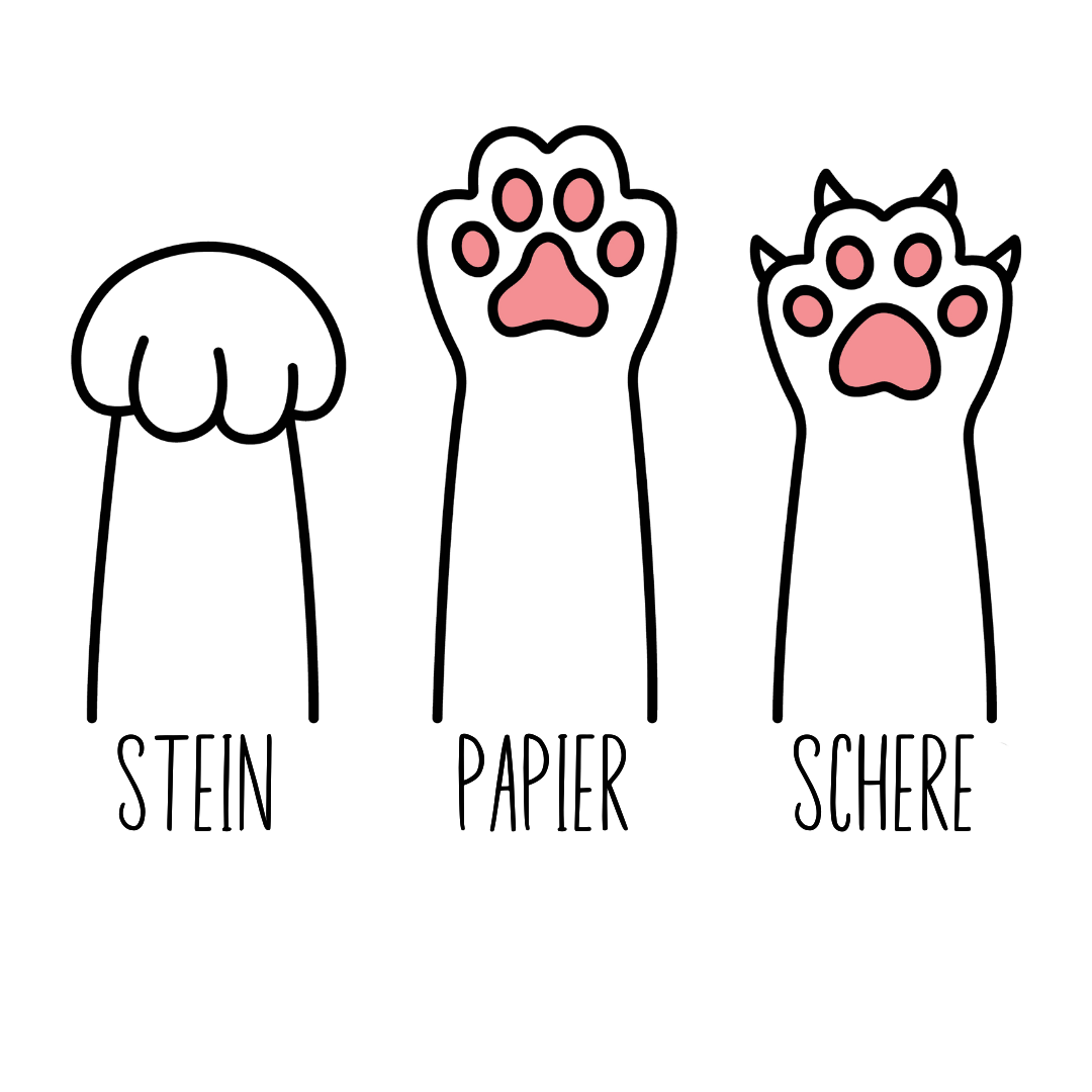 Bügelbild Schere Stein Papier online kaufen | Schnuckidu.com